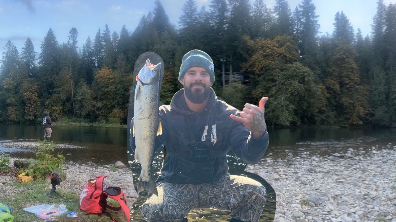 COHO SALMON FISHING FROM THE BANK 10/22/24- How I fish for Coho in the ...