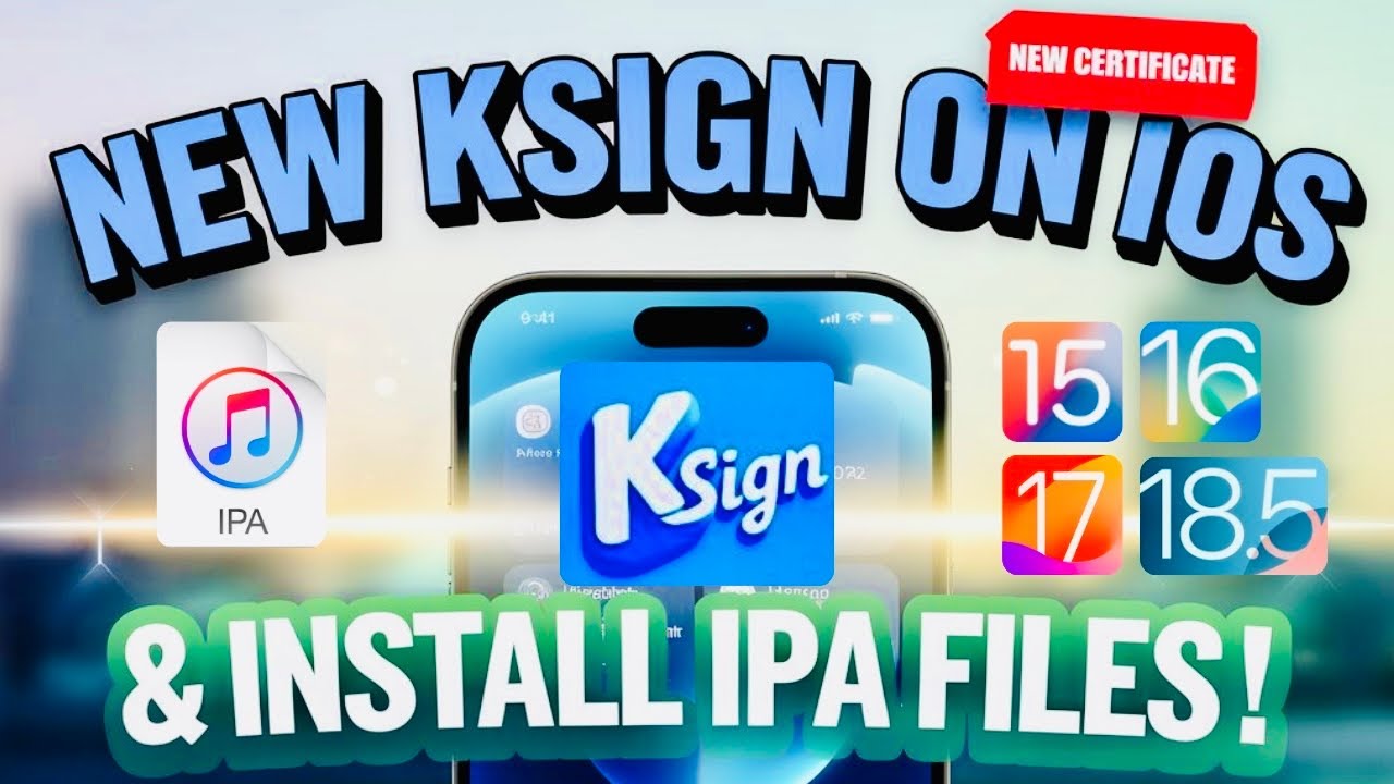[NEW] Install KSign on iOS | Install IPA Files on iPhone & iPad (No PC ...