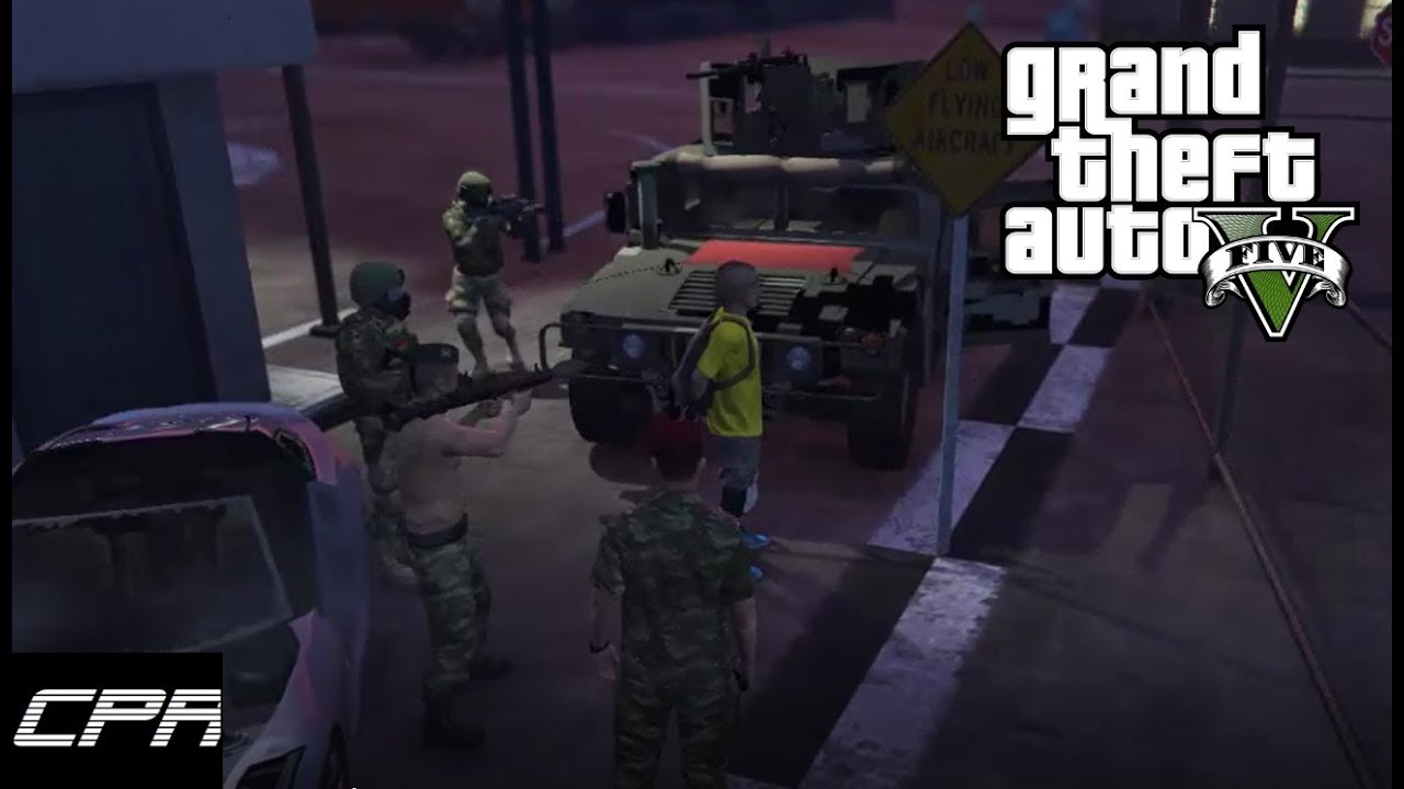 GTA 5 CPR Ep 13 Forças Armadas - YouTube