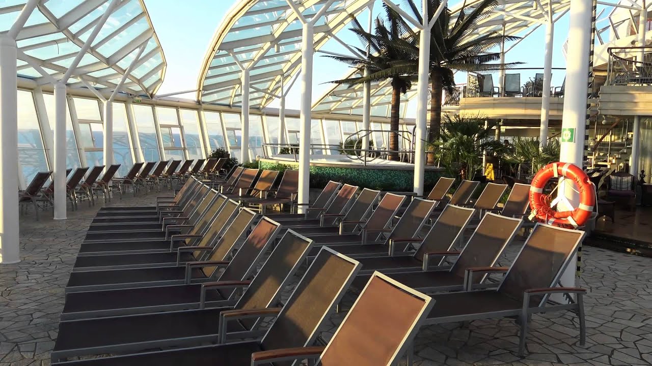OASIS OF THE SEAS TOUR - SOLARIUM - YouTube