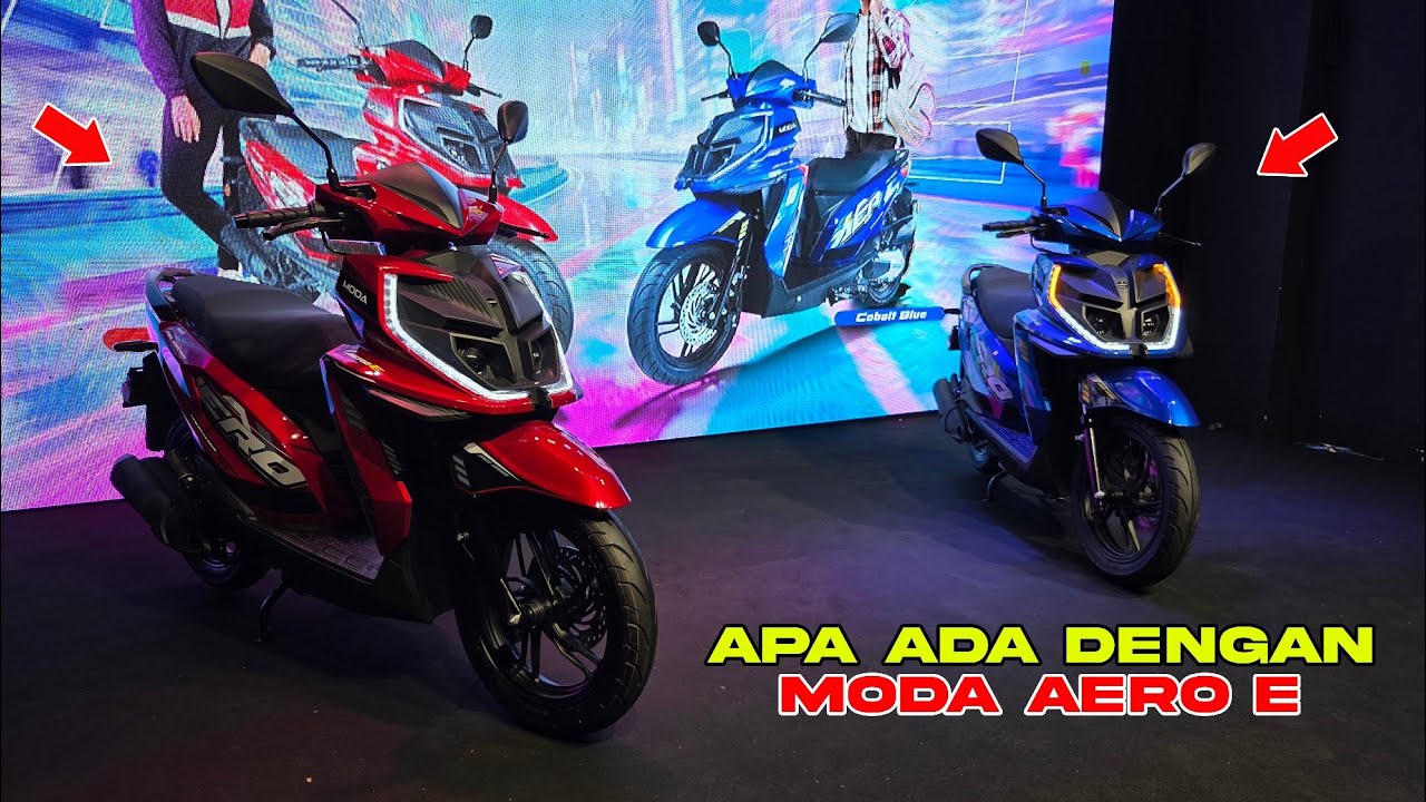 TERBARU!!! SCOOTER AKAK AKAK MODA AERO-E - YouTube