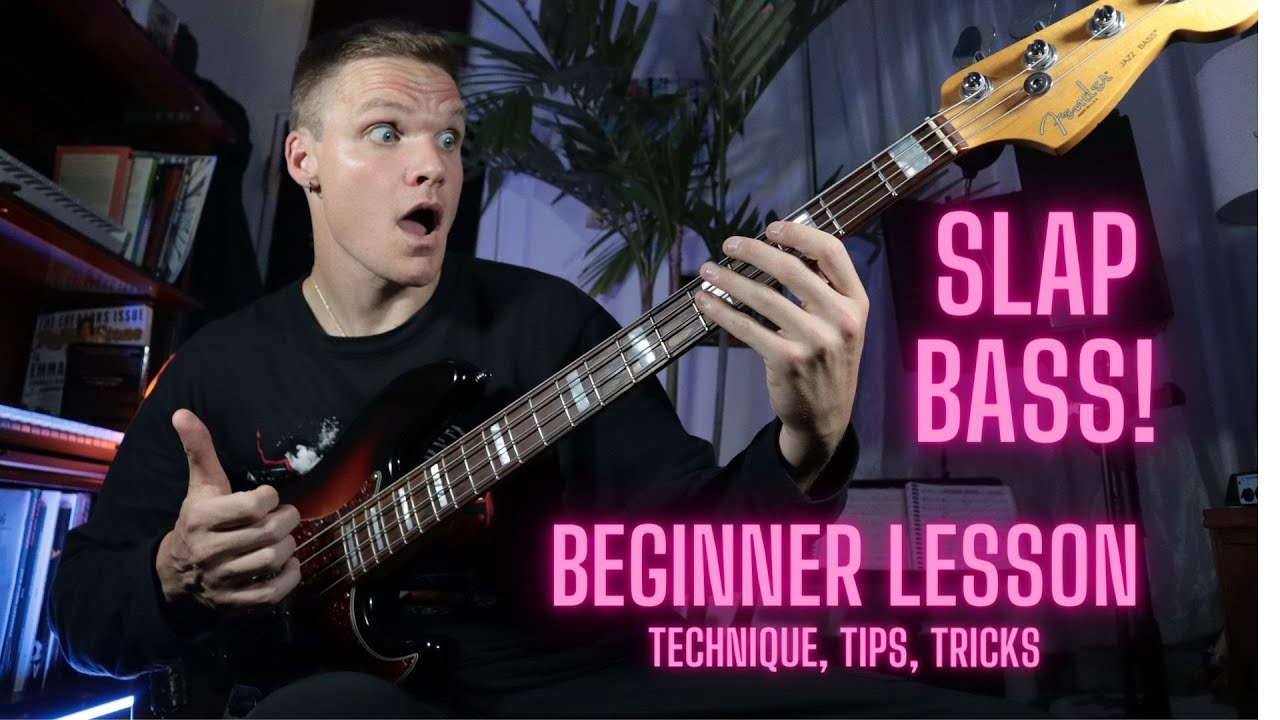 Slap Bass Beginner Lesson! - YouTube