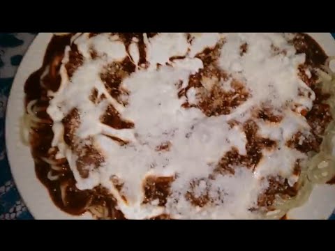 Espagueti con mole (spaghetti with mole) - YouTube
