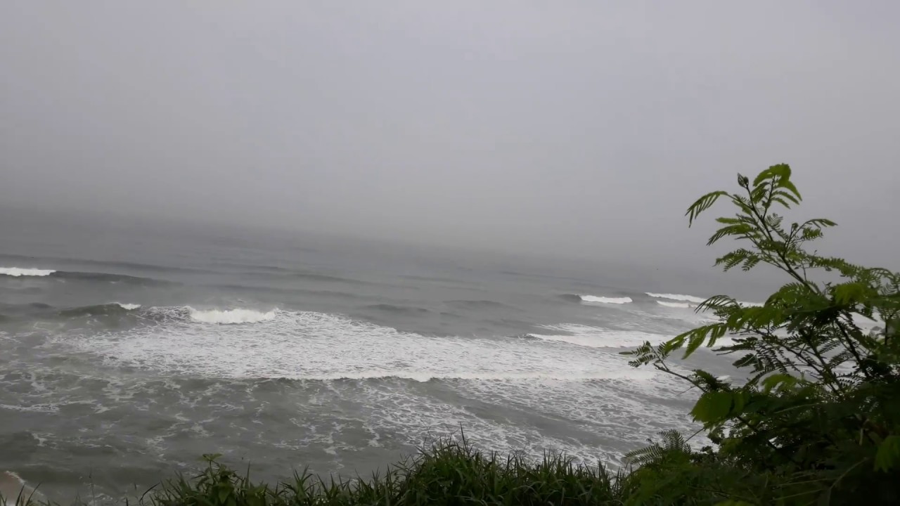 Royal enfield at varkala helipad beach - YouTube