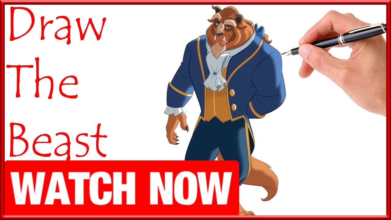 How To Draw The Beast - Learn To Draw - Art Space - YouTube