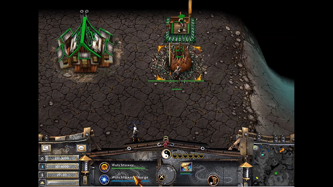 Battle Realms: The Lonely Peasant 1v7 Famine Mode - YouTube