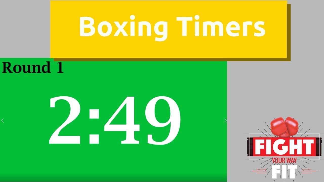 Some Boxing Timers - YouTube