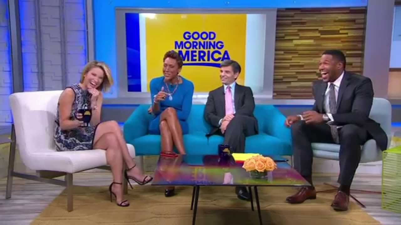 Amy Robach - ankle strap high heels & dress - nice legs - Nov 2015 ...