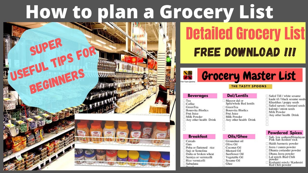 How To Make Indian Grocery Shopping List Indian Monthly Grocery how-to-make-indian-grocery-shopping-list-indian-monthly-grocery