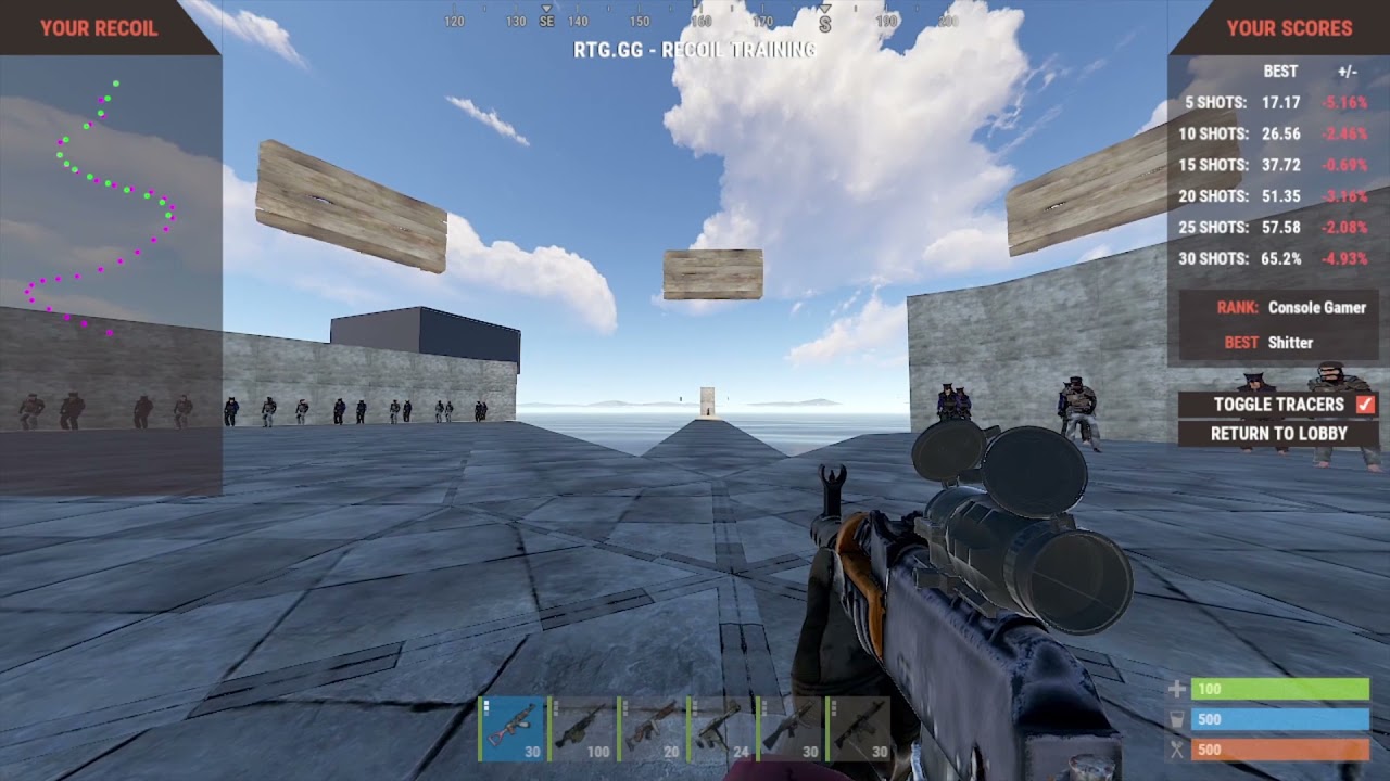 Rust AK Recoil 8x - YouTube