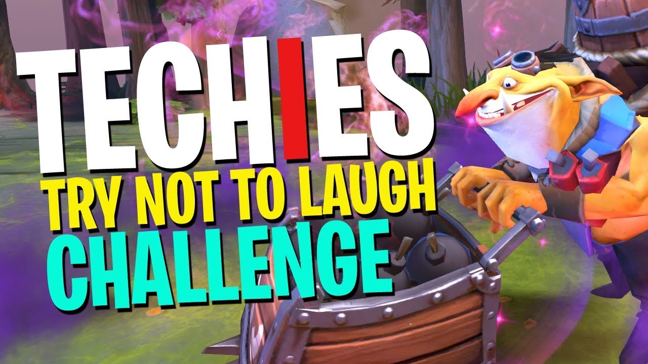 Techies Try Not to Laugh Challenge - DotA 2 Funny Moments - YouTube