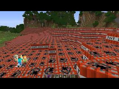 Biggest TNT explosion in Minecraft world record - YouTube