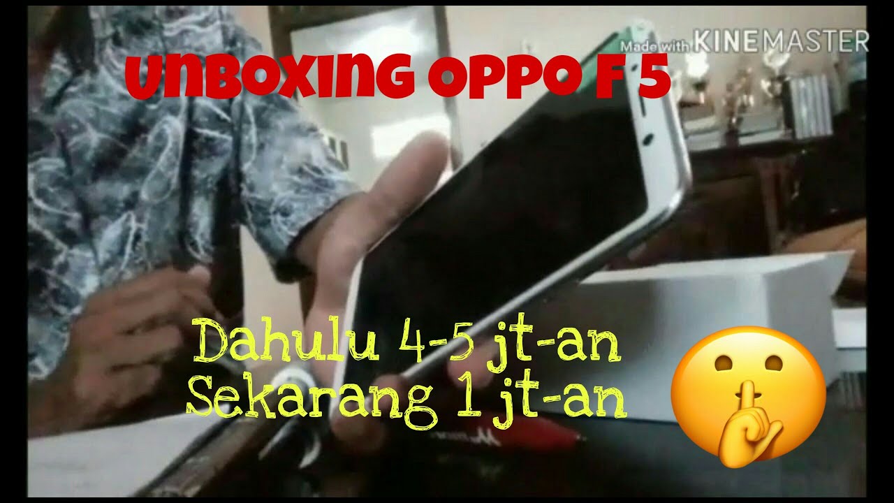 Unboxing HP Oppo F5 - YouTube
