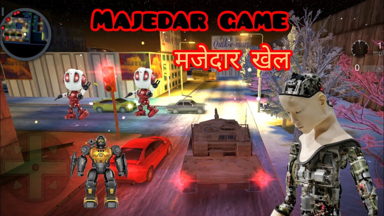robot 💵 GTA5 dwara Chale 🏁Ja Raha Hai border rukavat robot GTA 5 robot ...