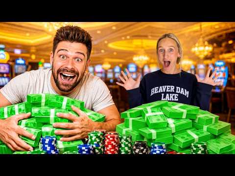 Insane Blackjack Session With MY WIFE!