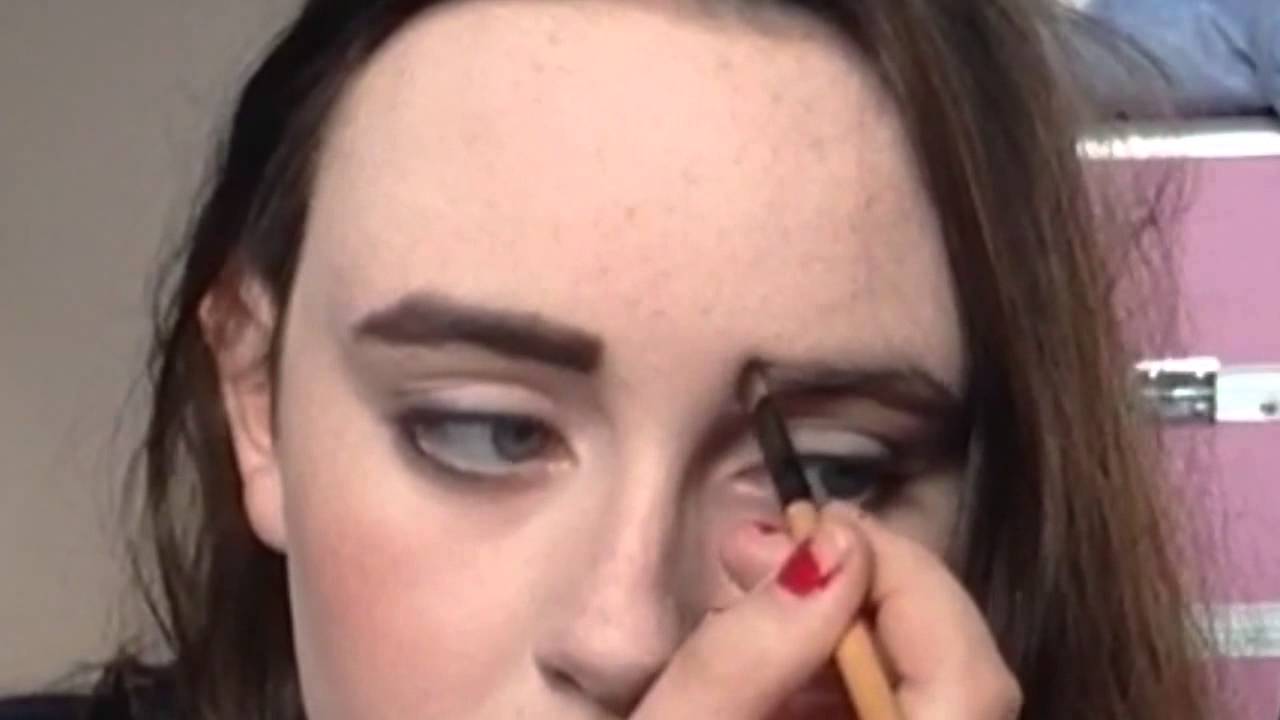 Freaky Doll Inspired Makeup Tutorial - YouTube