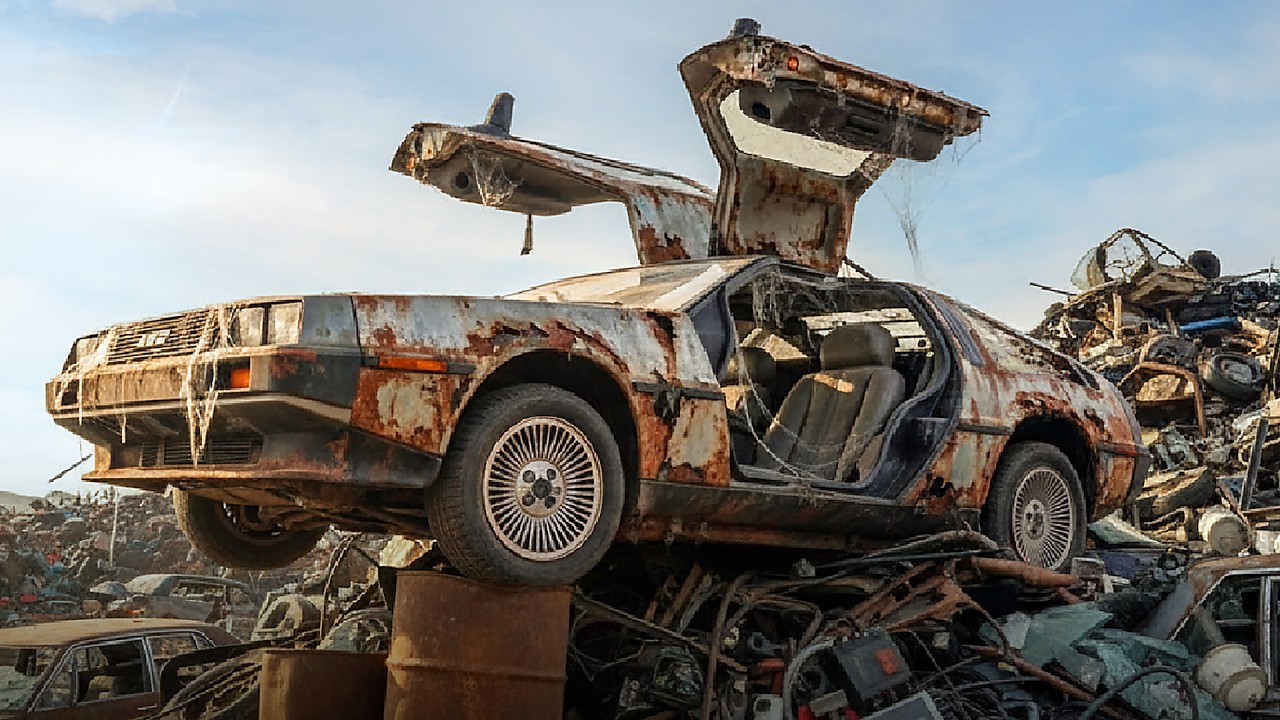 ASMR Restoration | The Iconic DeLorean DMC-12 (Back to the Future ...