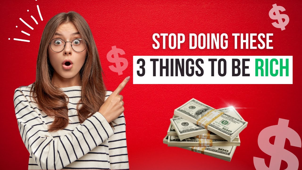 How to attain wealth? Stay away from these three things! - YouTube