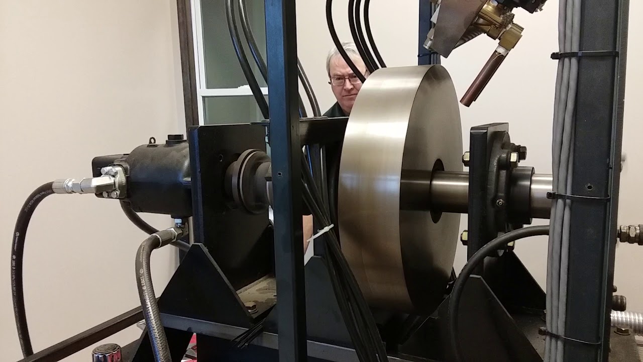 First run 200 hp hydrostatic drive - YouTube