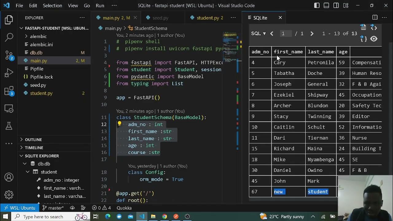 Creating post and put request endpoints with fastapi - YouTube