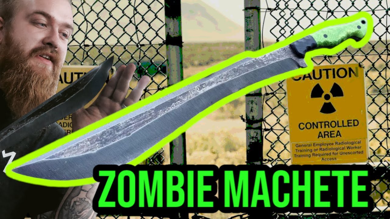 I Made A BIG Zombie Machete | Knifemaking | Martin Huber Knives - YouTube