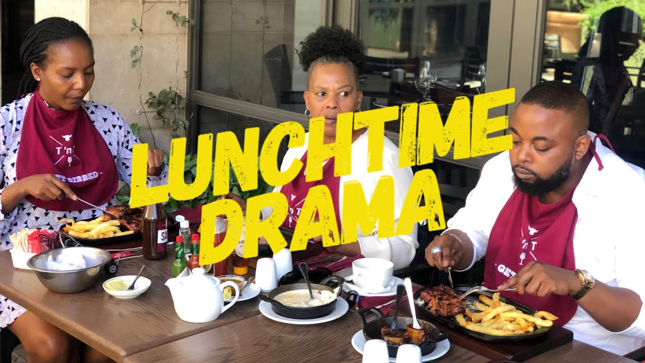 We ran away from a restaurant | Thenjiwe Comedy South African funny ...