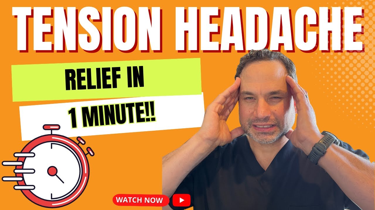 Tension Headache Relief In 1 Minute Youtube