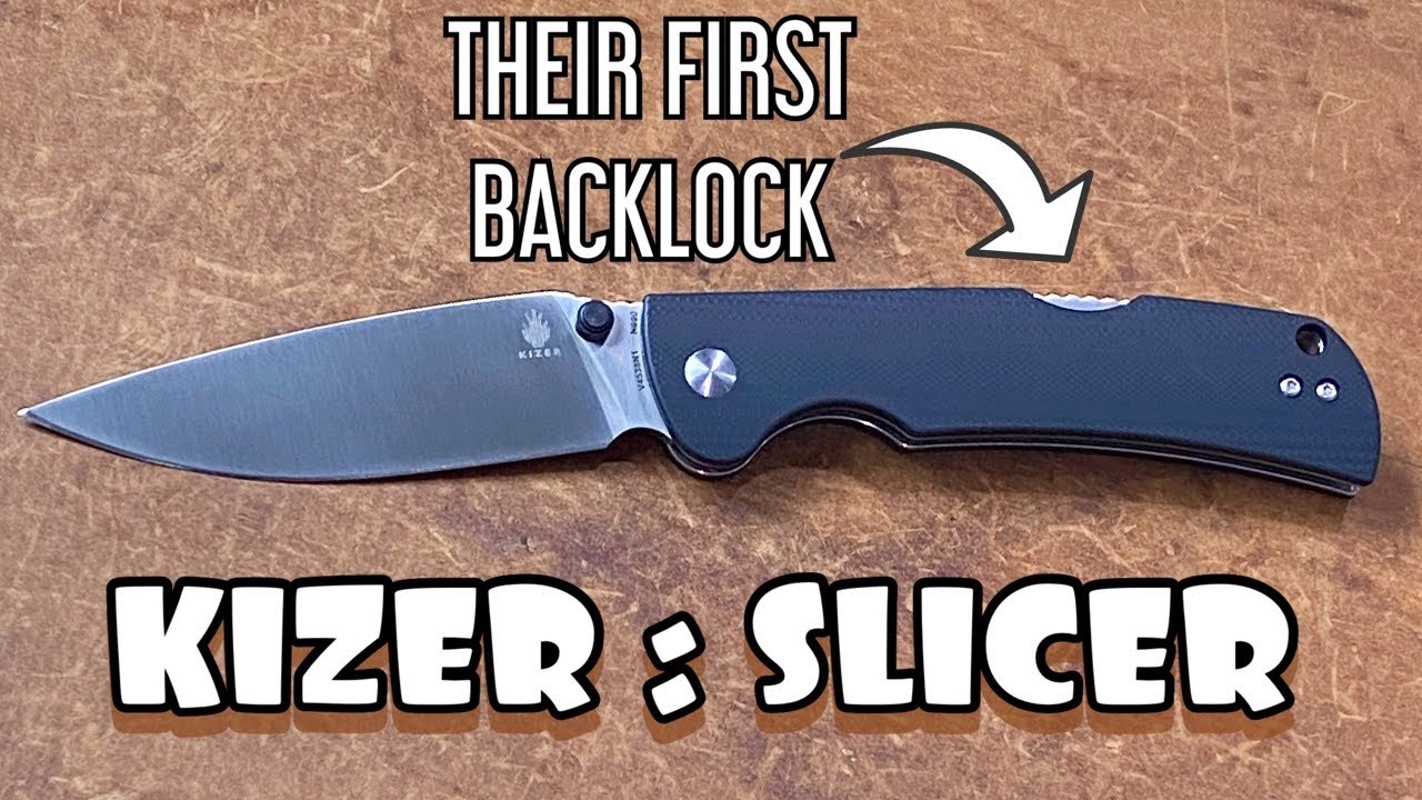 Unboxing the Kizer Knives Slicer Lockback / New 2021 Kizer - YouTube