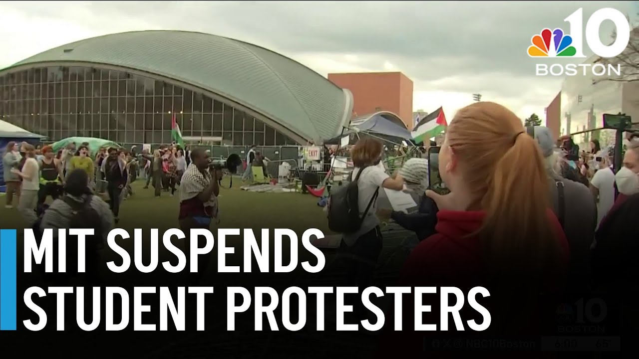MIT suspends student protesters - YouTube