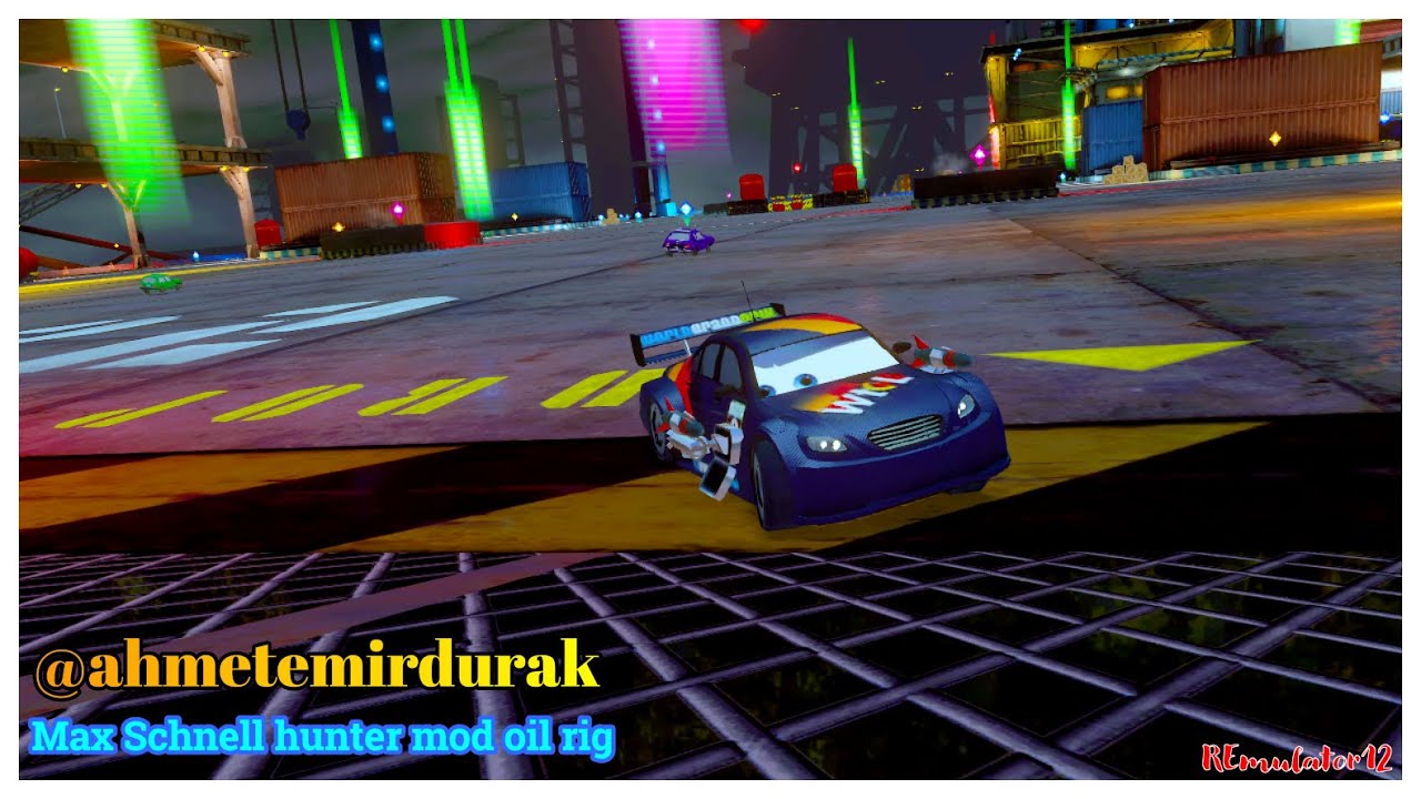 Cars 2 The Video Game | Max Schnell - Hunter Mode | Oil Rig Arena - YouTube