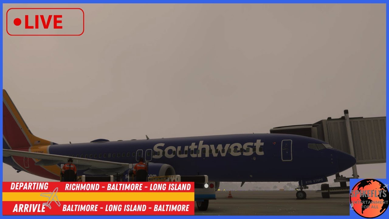 MSFS LIVE | PMDG B73M l Southwest Virtual Airline OPS l Richmond ...