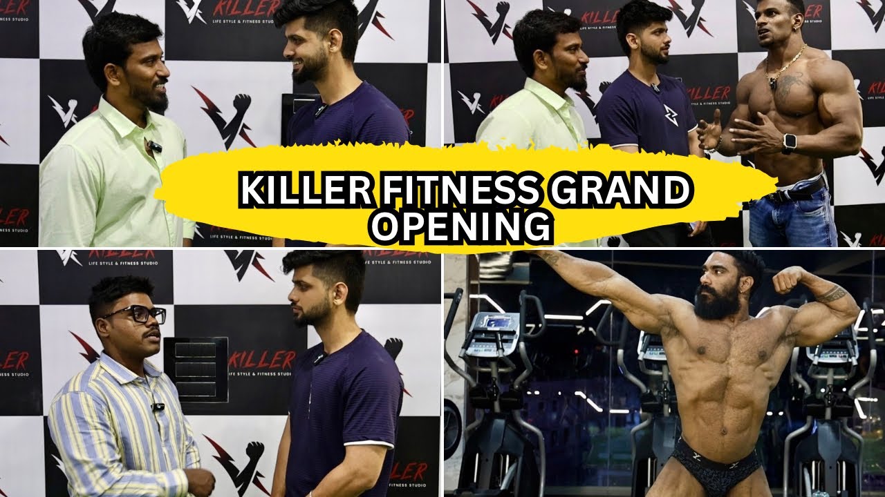 Killer gym opening vlog biggest gym in Chennai 😲 - YouTube