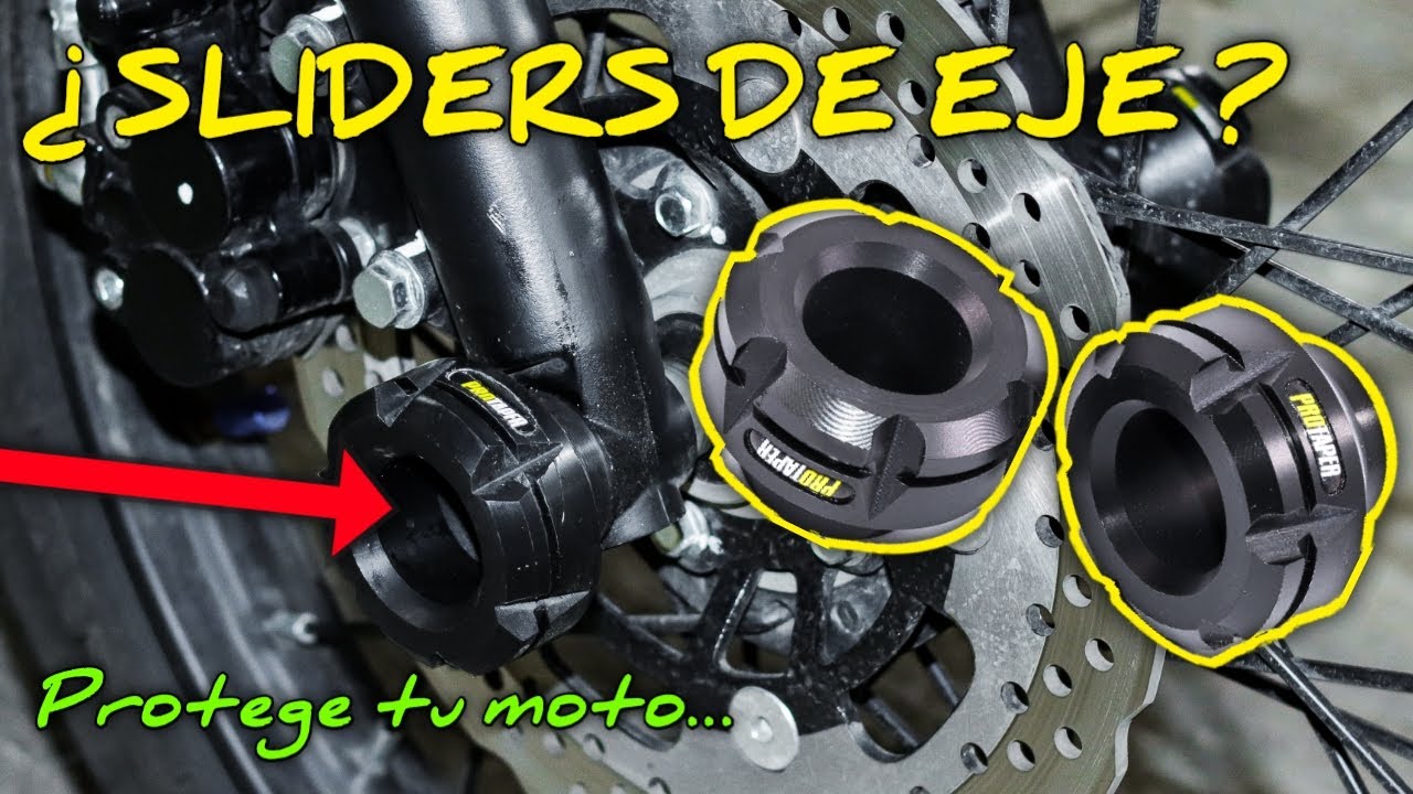 SLIDERS DE EJE BOMBER & NKD 125 (protege tu moto) 👌😎 - YouTube