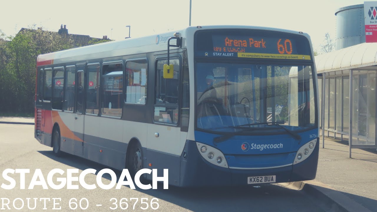 Stagecoach | Route 60 - Enviro 200 [36756] - YouTube