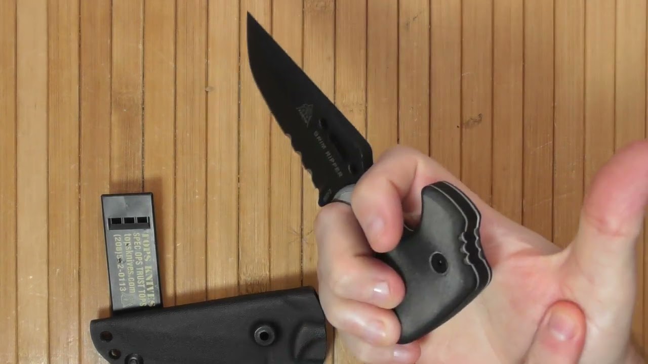 Tops Knives Grim Ripper - новый нож в коллекции - YouTube