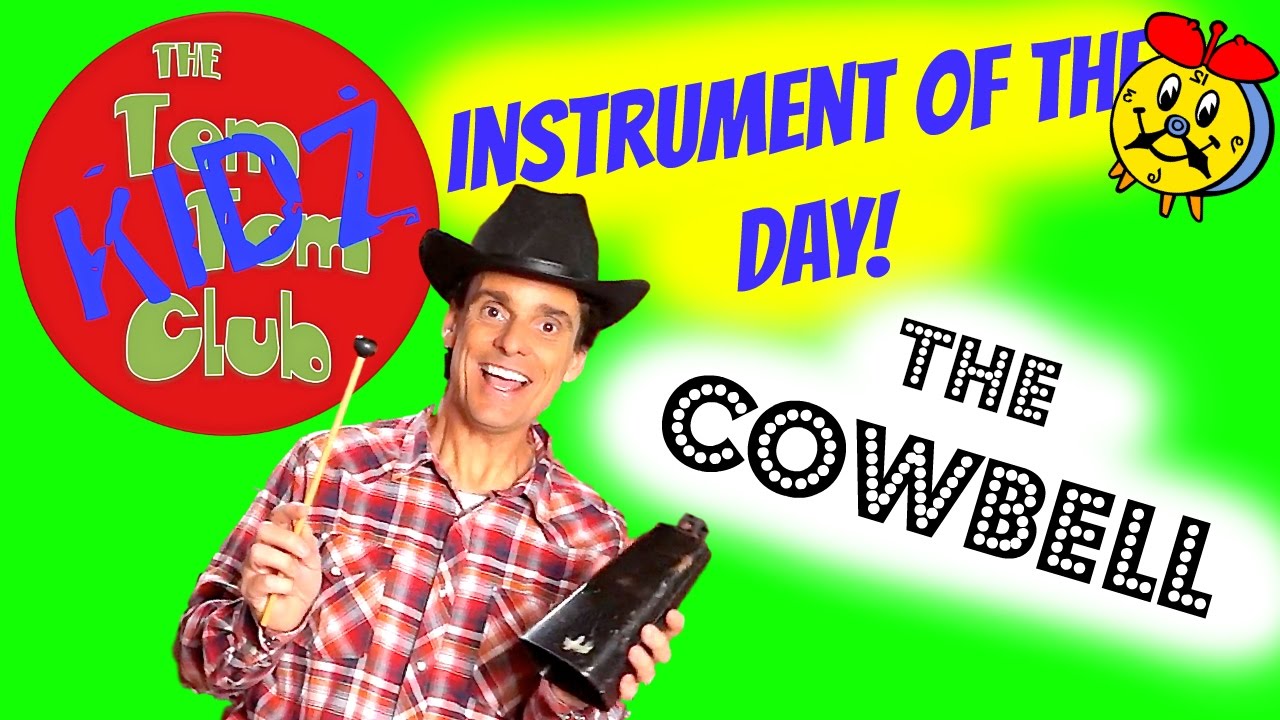 Instruments for Kids | Musically Played COWBELL for Preschoolers - YouTube