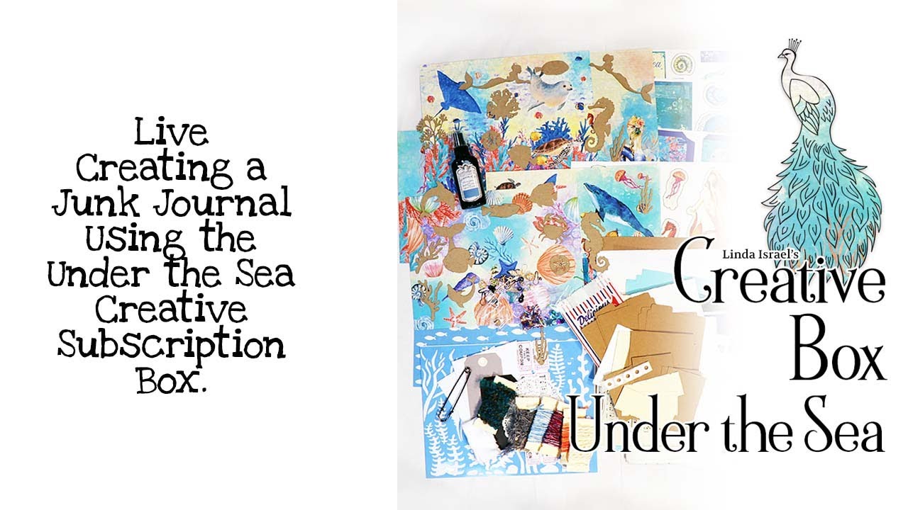 Live creating with Under the Sea Creative Subscription Box - YouTube