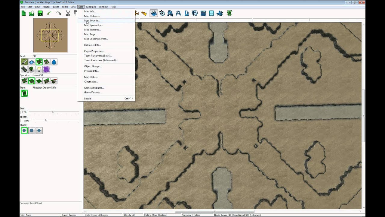 Starcraft map editor - ploratan