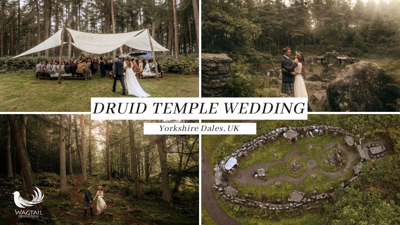 Woodland Wedding in Yorkshire, Druid Temple Wedding Video - YouTube