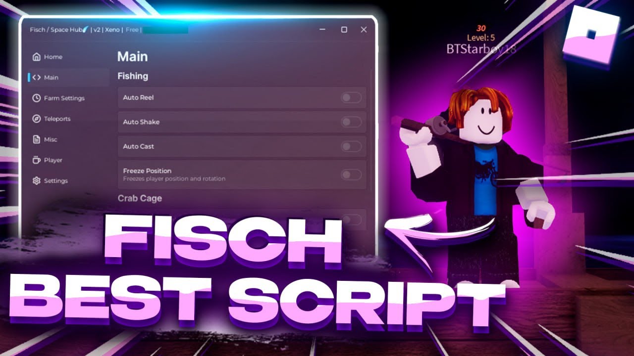 [GUI 🐟] Fisch Script Bot [INFINITE Money AFK Auto-Fish Dupe Macro No Key Auto Farm Roblox Fisch ...