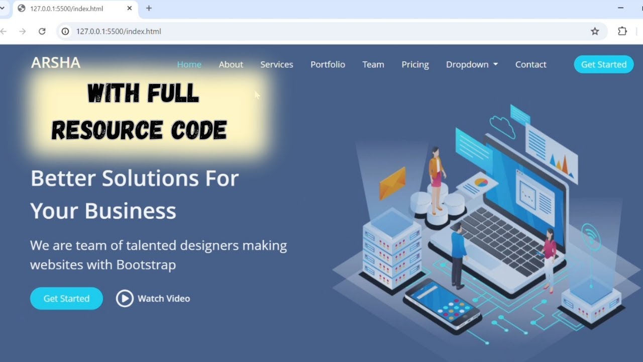 html and css template with resources code free download - YouTube