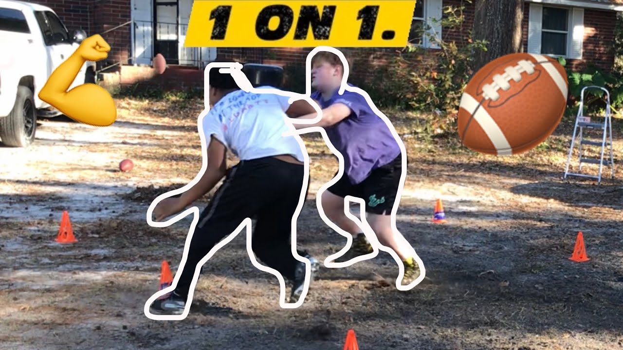 O-LINE VS D-LINE 1 ON 1S (BLOWOUT!) - YouTube