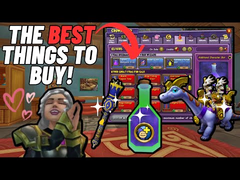 Wizard101| The 10 BEST Things You SHOULD Buy From the Crowns Shop!