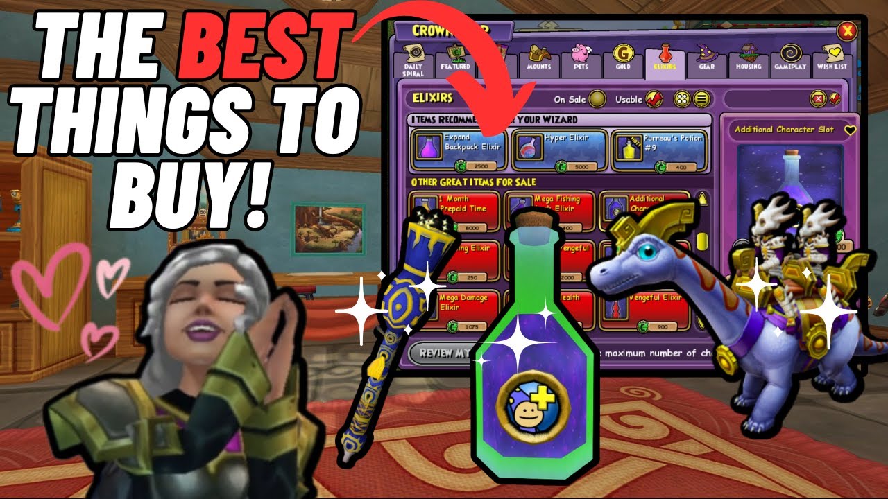 Wizard101| The 10 BEST Things You SHOULD Buy From the Crowns Shop ...