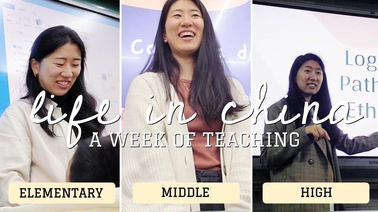 LIFE IN CHINA | A week of teaching English in China (Grades K-12 ...