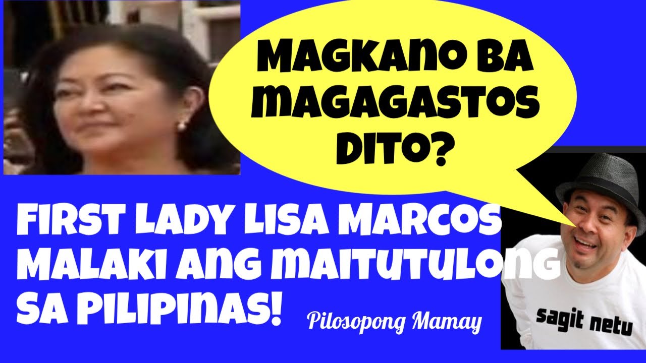 Lisa Marcos Malaki ang maitutulong sa mga kababayan.. - YouTube