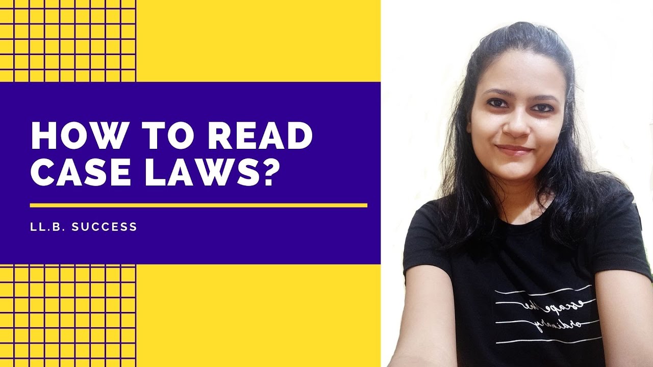 How to Read and Remember Cases for Law Exam | Easy way to study ...