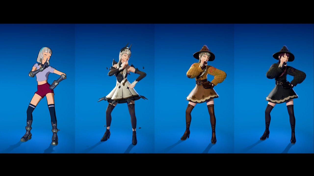 Oh Shhh emote with Lexa, Princess Lexa, and Lexa Hexbringer - YouTube