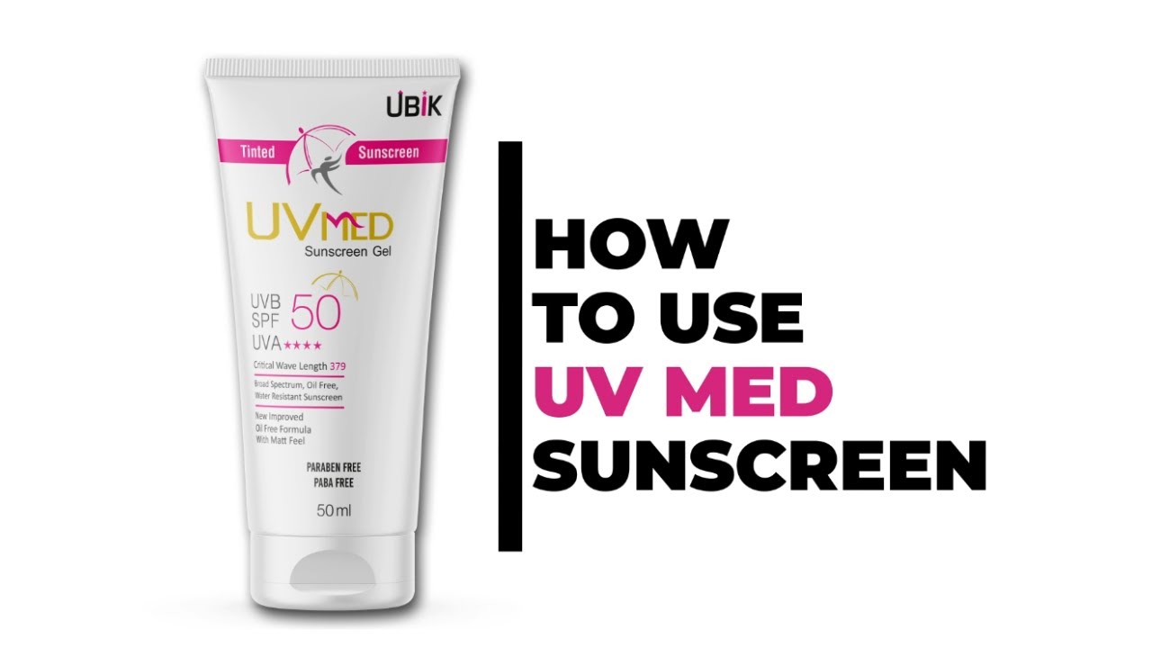 HOW TO USE | UV MED SUNSCREEN | TINTED SUNSCREEN - YouTube