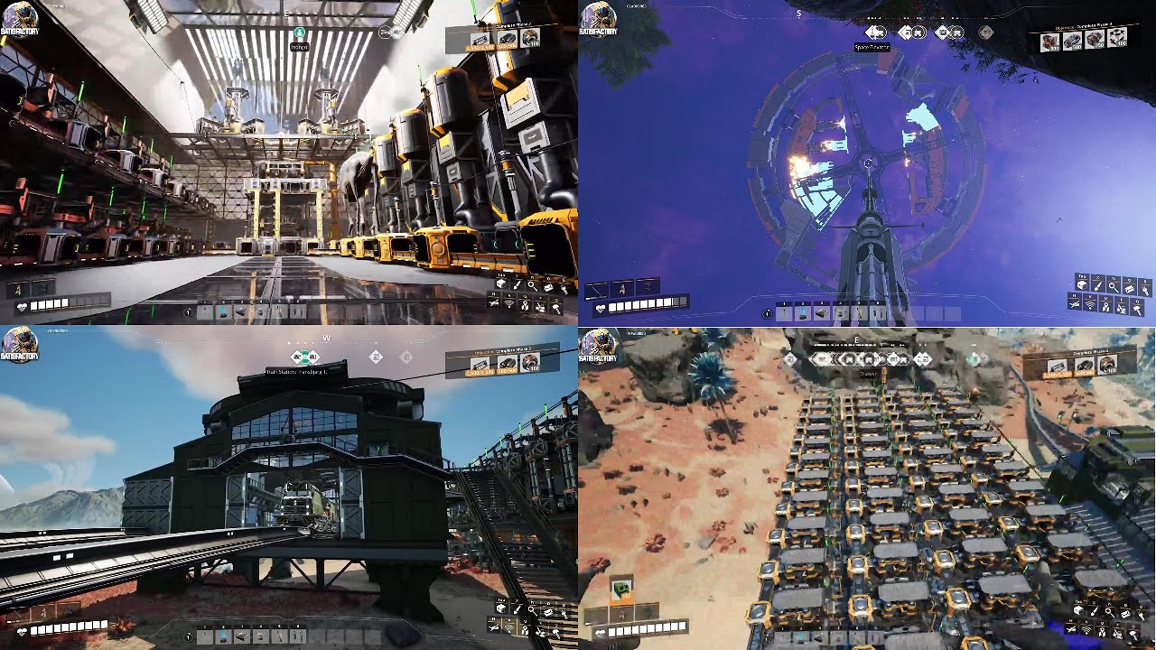 Satisfactory 1.0 - Phase 3 Complete! All of our new Factorys! NEW SPACE ...